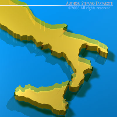 Italy shape 3D Model .obj .3ds .c4d .dxf - CGTrader.com