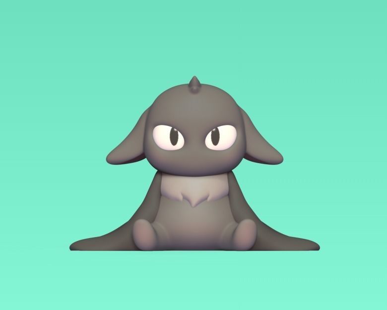 Sitting Bat 3D model 3D printable | CGTrader