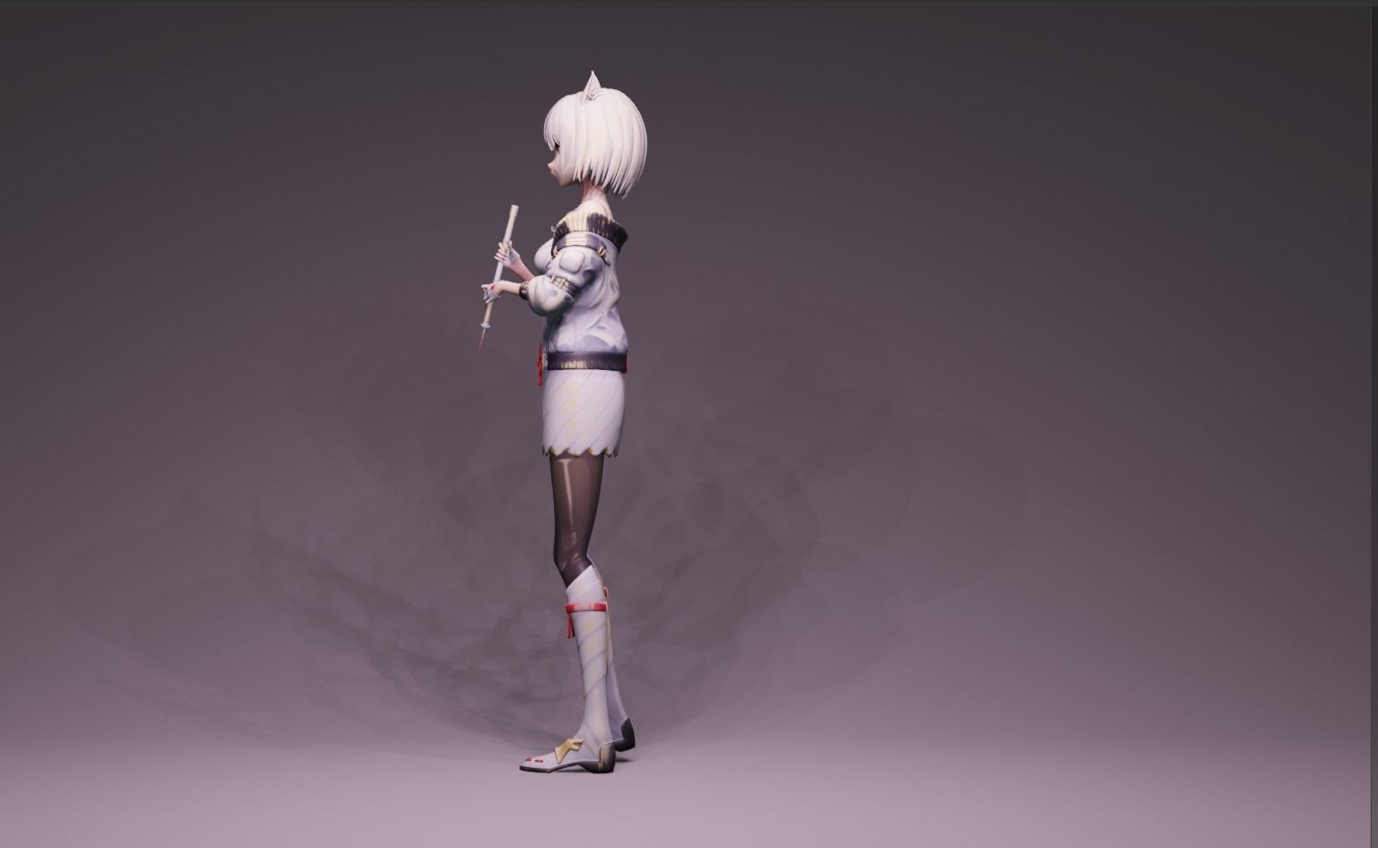Anime Character - Mio 3D model | CGTrader