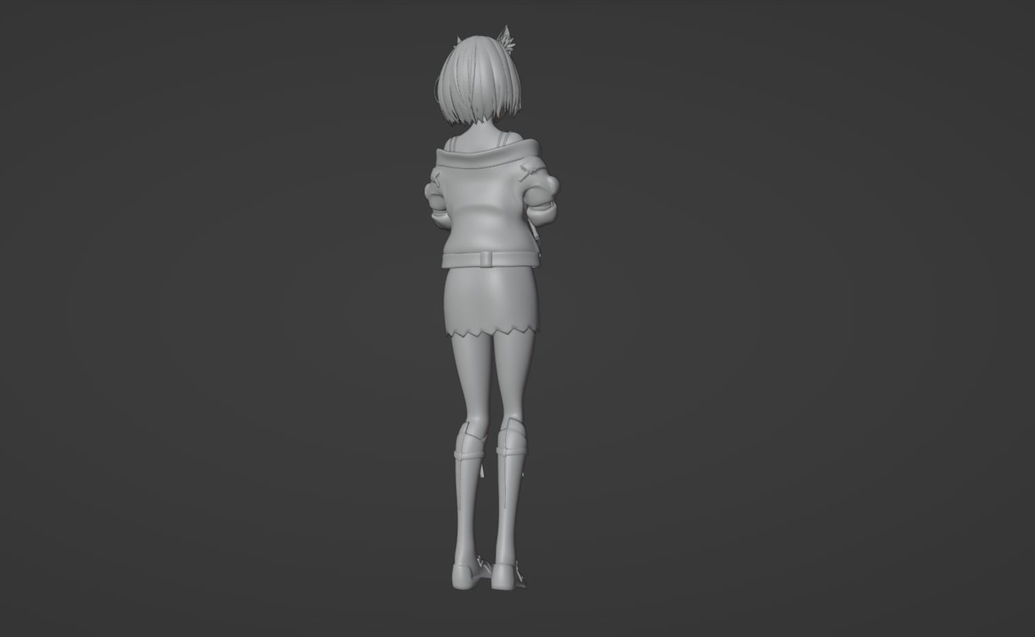 Anime Character - Mio 3D model | CGTrader