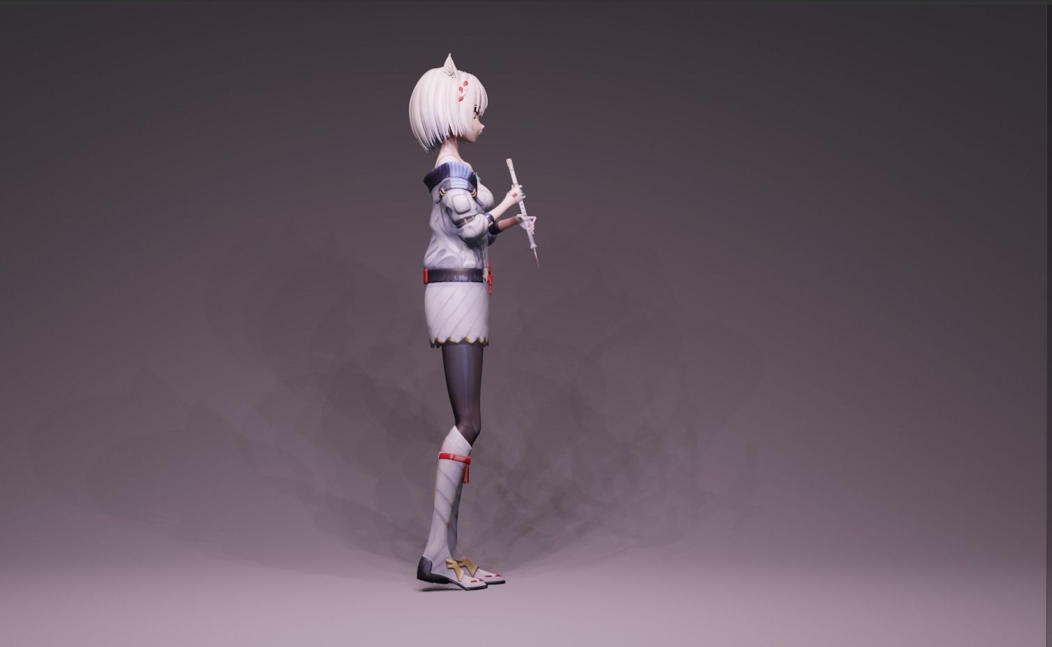 Anime Character - Mio 3D model | CGTrader