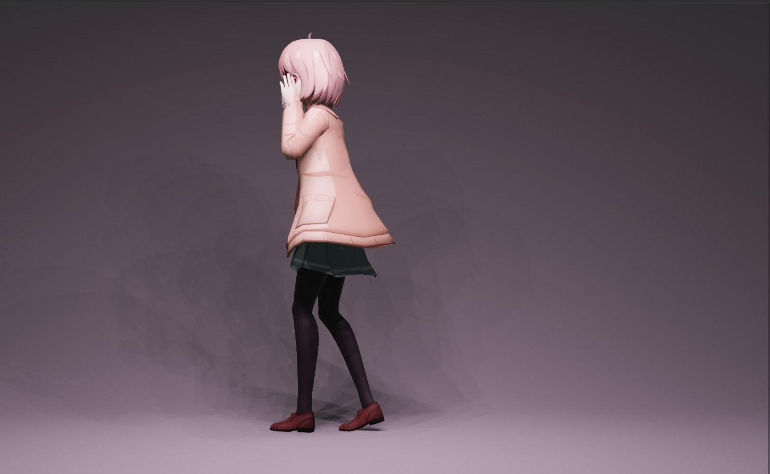 Anime Character - Mirai Kuriyama 3D model | CGTrader