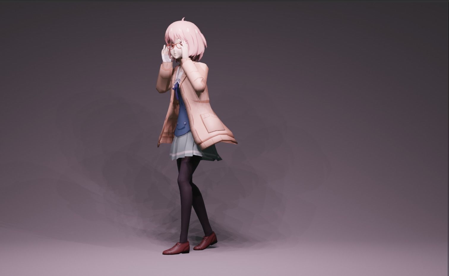 Anime Character - Mirai Kuriyama 3D model | CGTrader