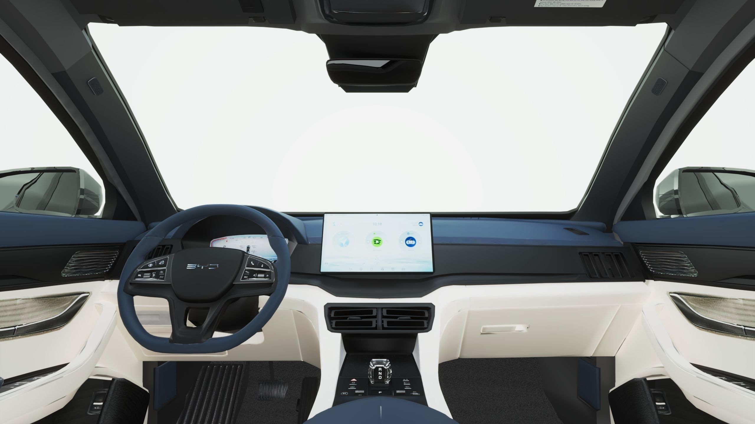 2023 BYD SONG PLUS DM-i With Interior 3D model | CGTrader