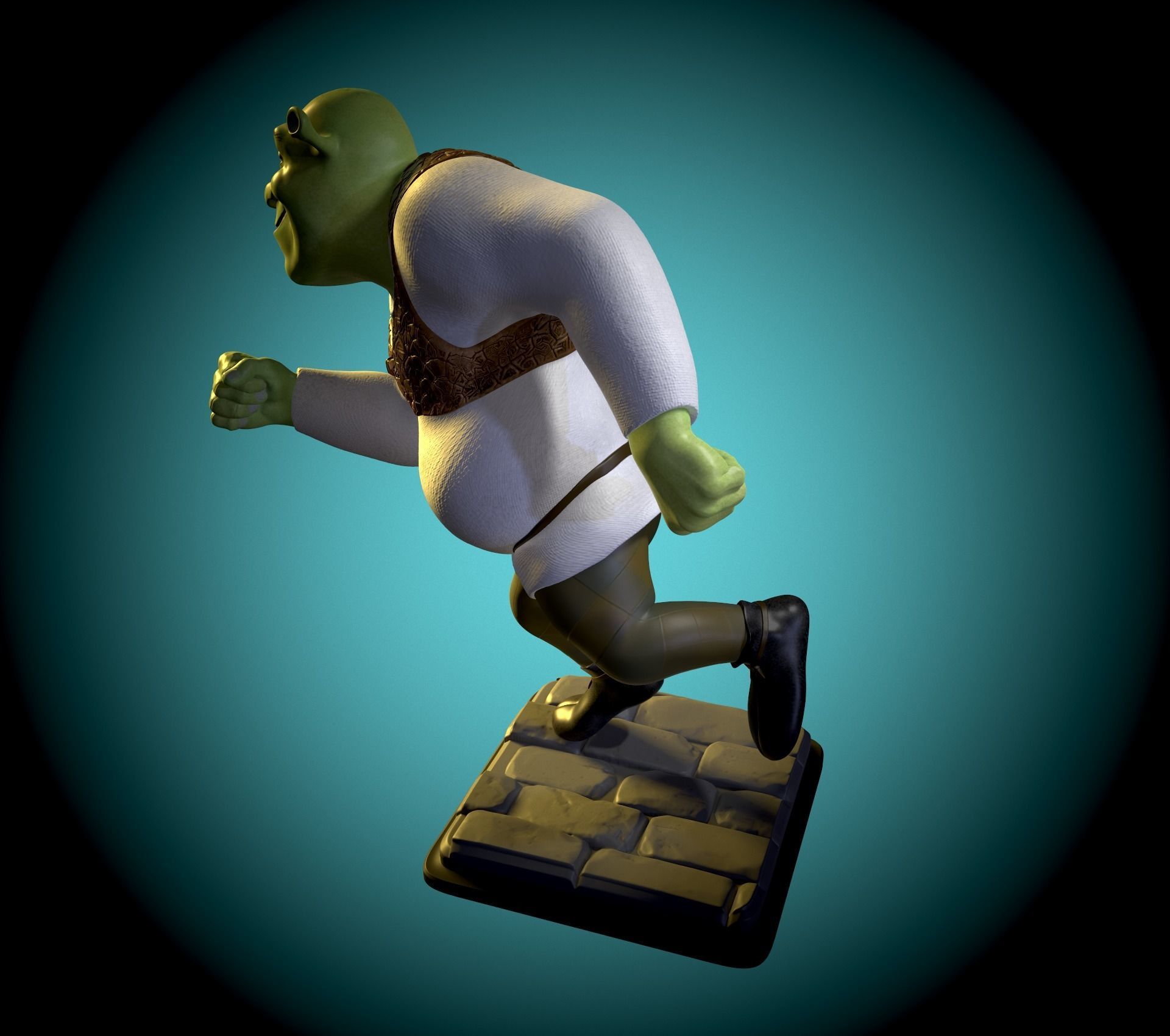 Shrek Fan Art 3d Model 3d Printable Cgtrader