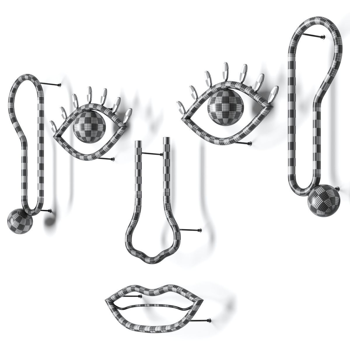 Visio Masiero Wall Lamp 3D model | CGTrader