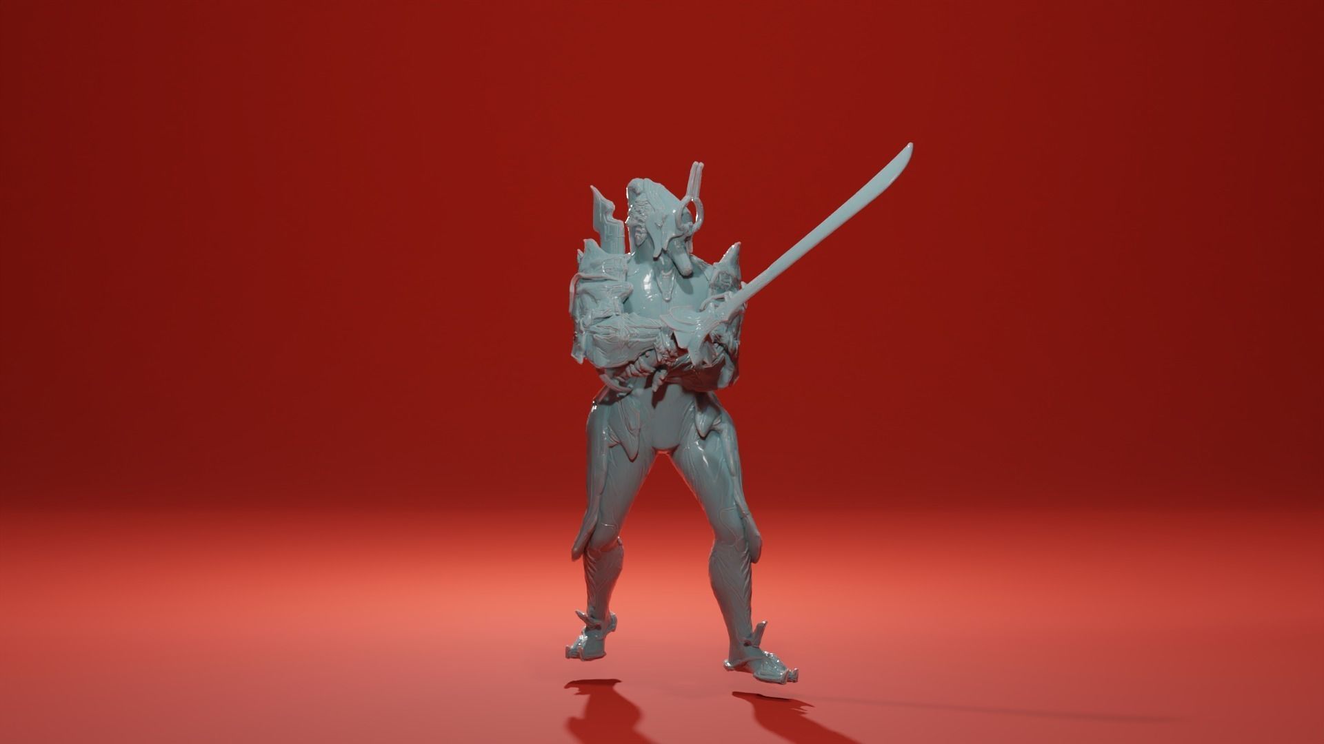 Tefra Samurai - Cyber Ronin free 3D model 3D printable | CGTrader