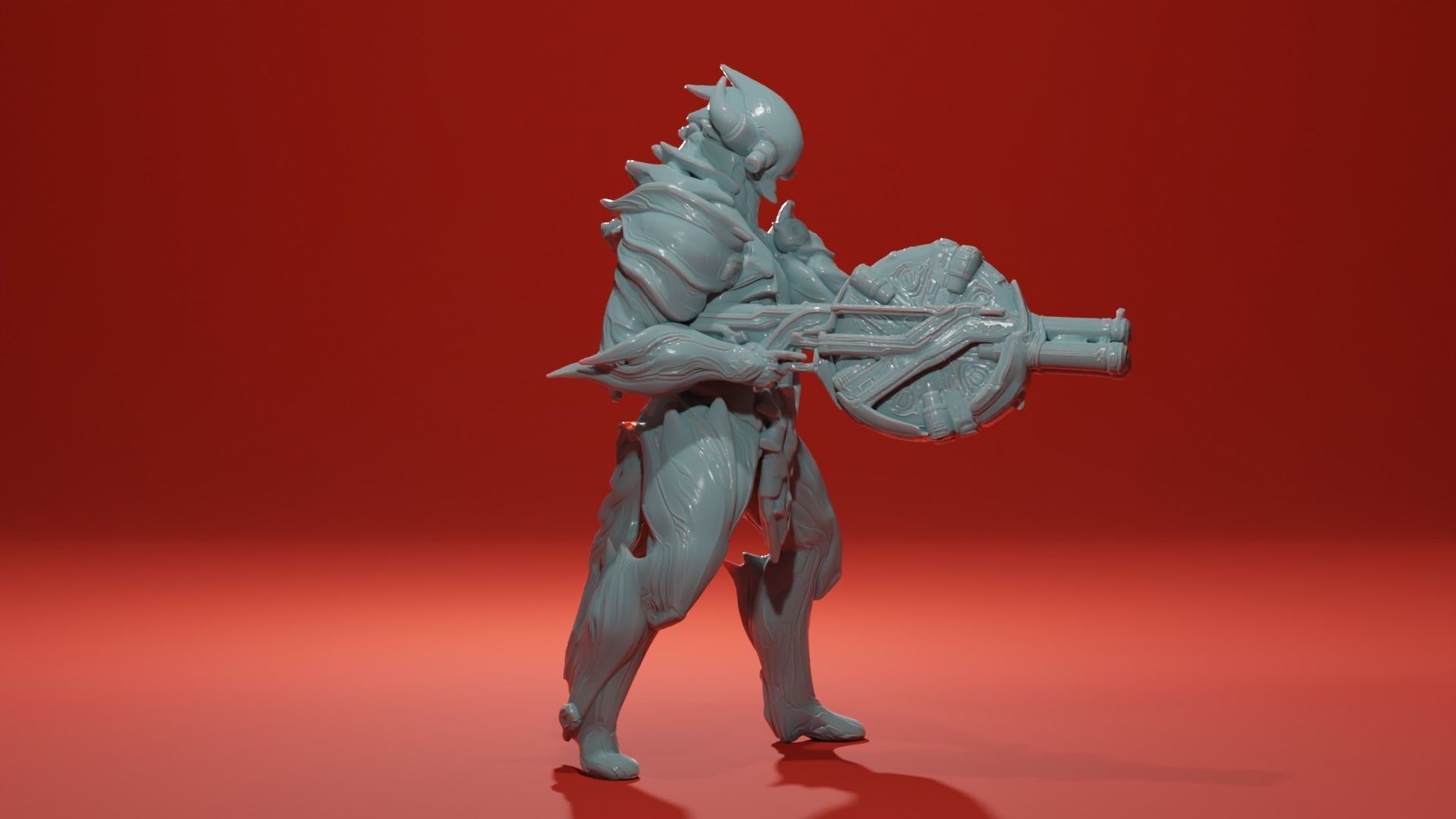Vanguard Charger - Sci-Fi shock Trooper free 3D model 3D printable ...