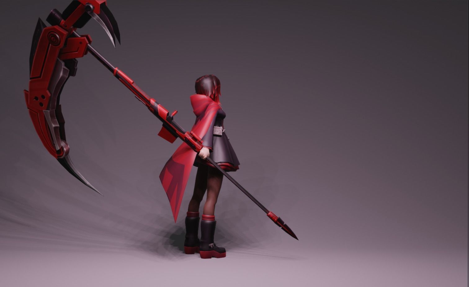 Anime Character - Rose 3D model | CGTrader