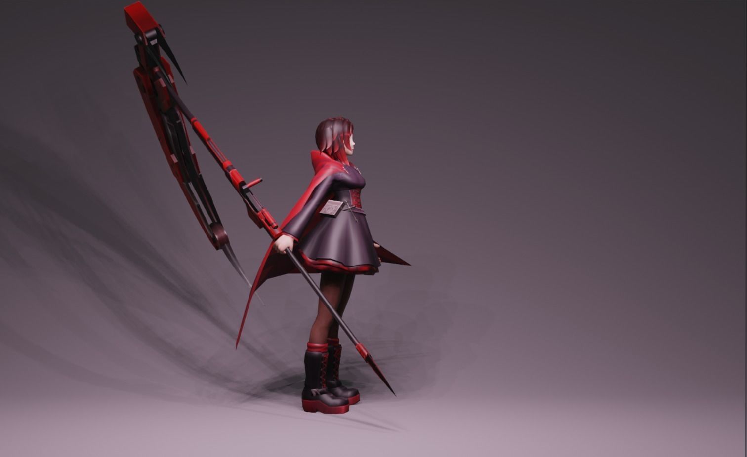 Anime Character - Rose 3D model | CGTrader