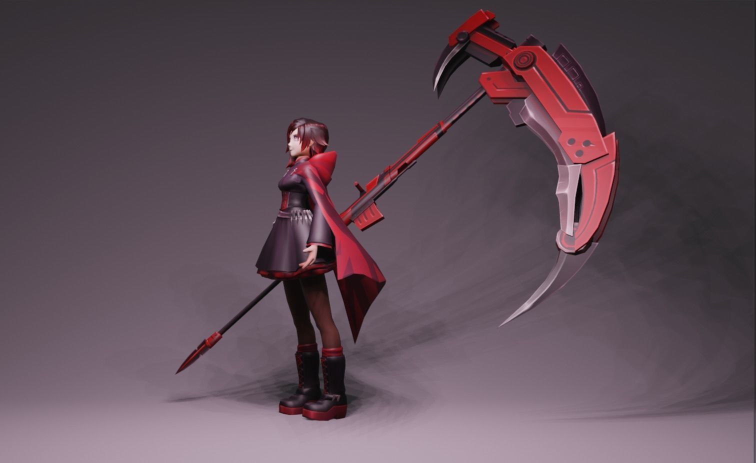 Anime Character - Rose 3D model | CGTrader