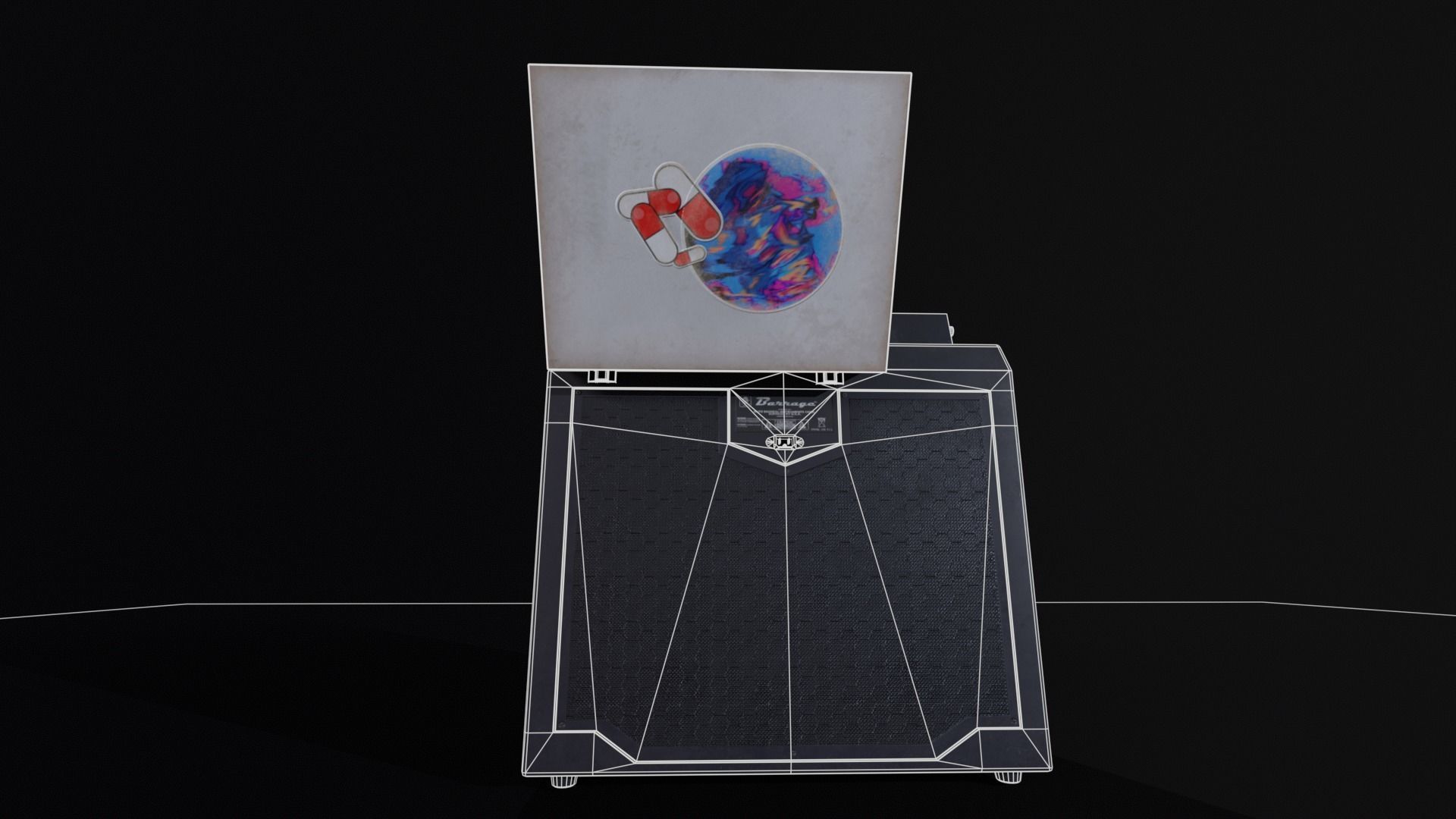 3D model Cyberpunk Record Player VR / AR / low-poly | CGTrader