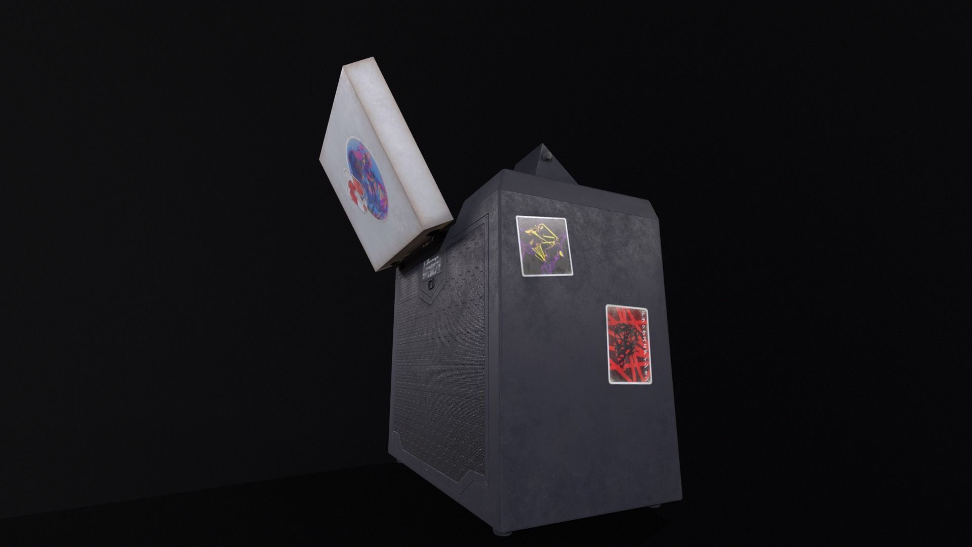 3D model Cyberpunk Record Player VR / AR / low-poly | CGTrader