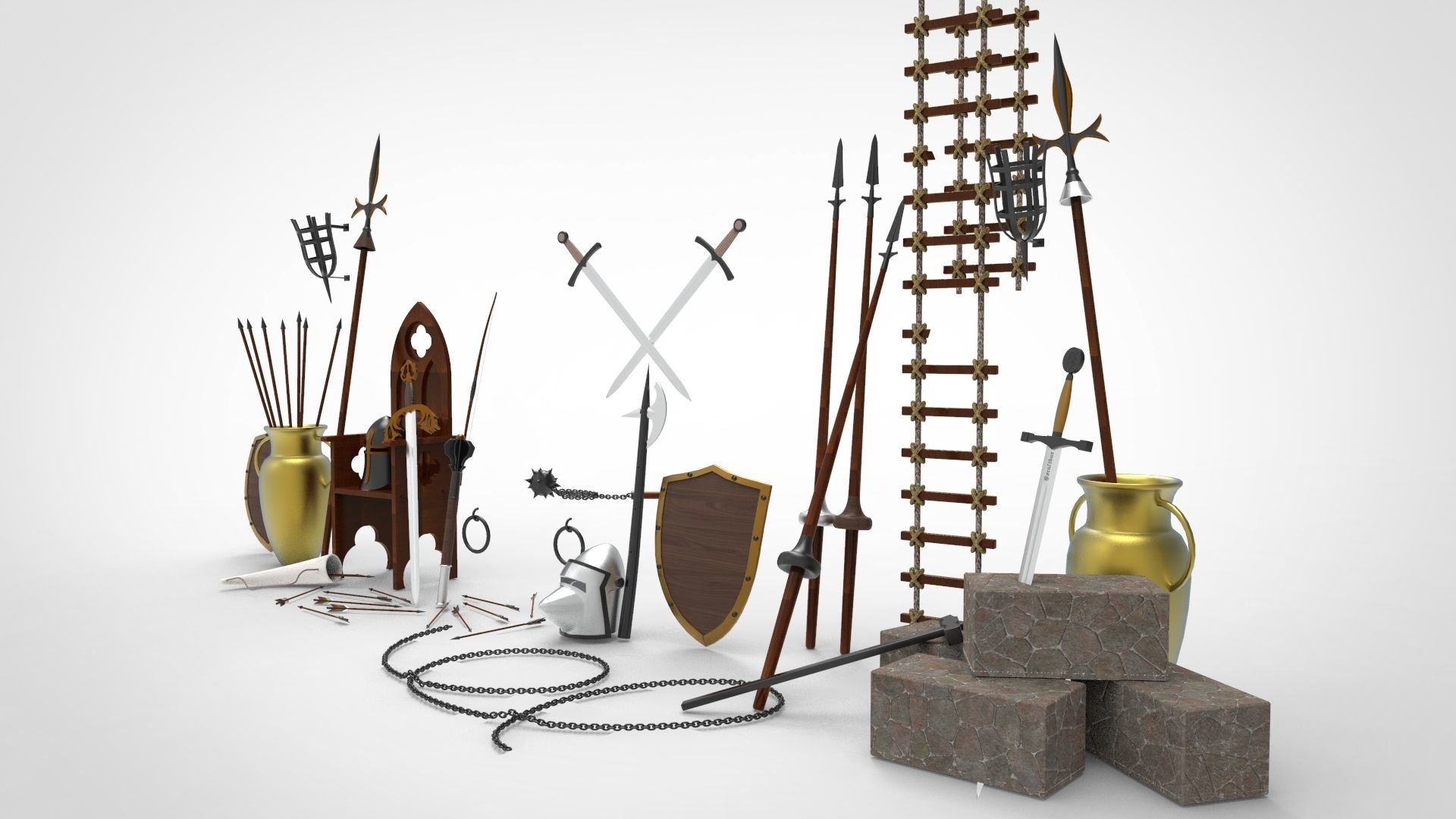 dungeon item 3D model | CGTrader