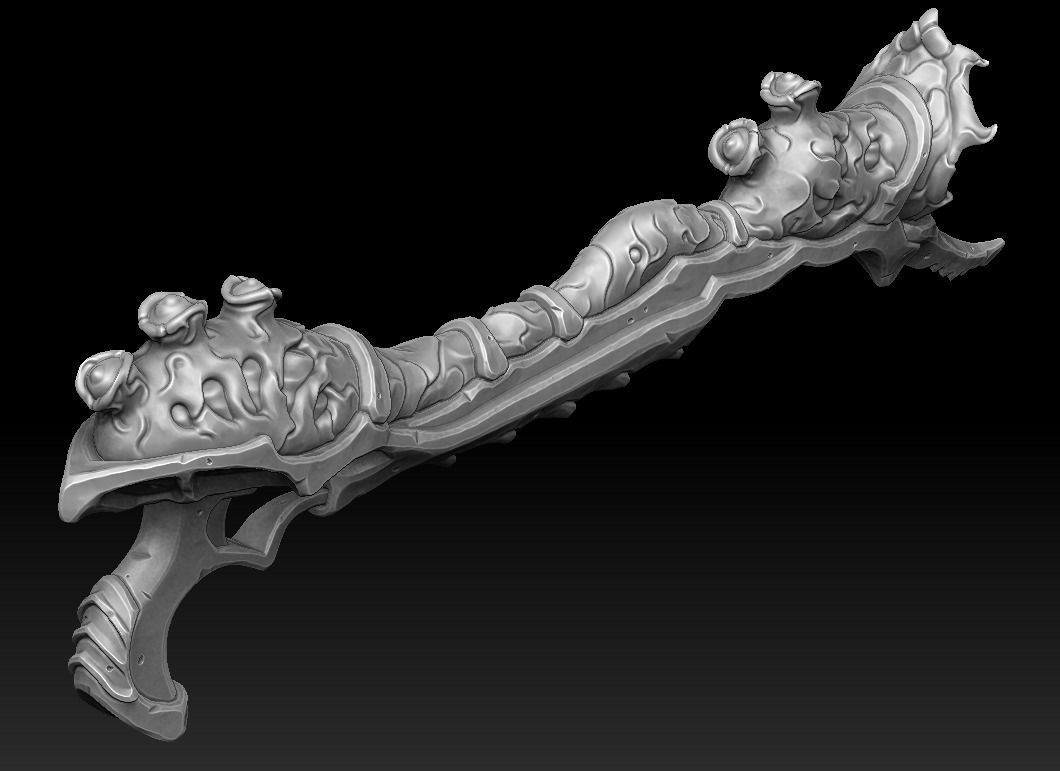 Alien musket 3d print 3D model 3D printable | CGTrader