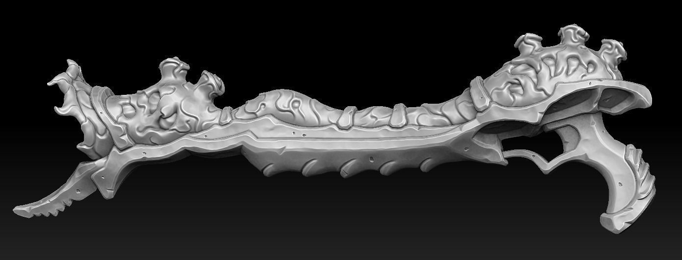 Alien musket 3d print 3D model 3D printable | CGTrader