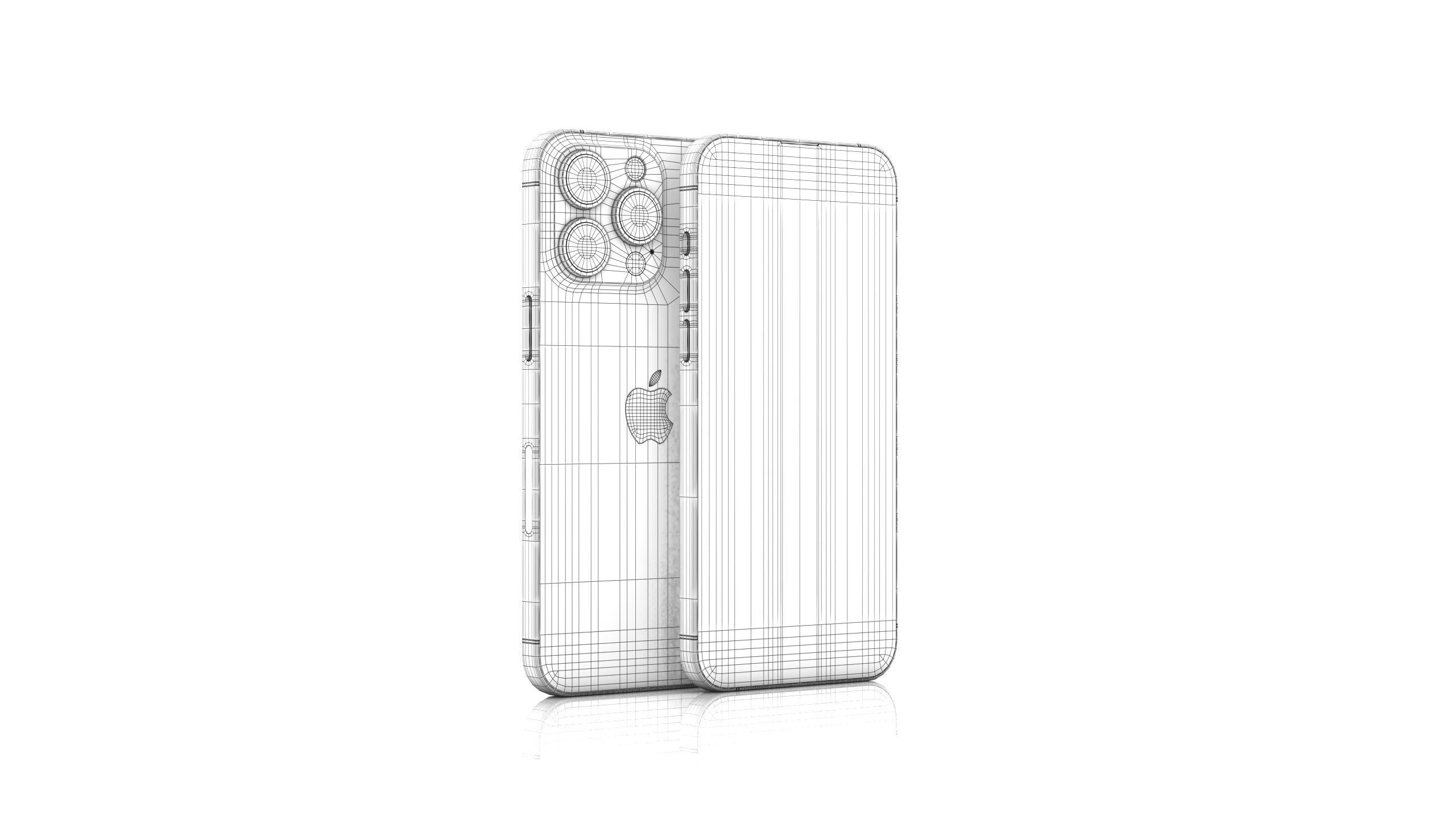 Apple iPhone 15 pro Blue Titanium 3D model | CGTrader
