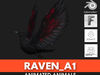 Raven A1 3D model animated rigged | CGTrader