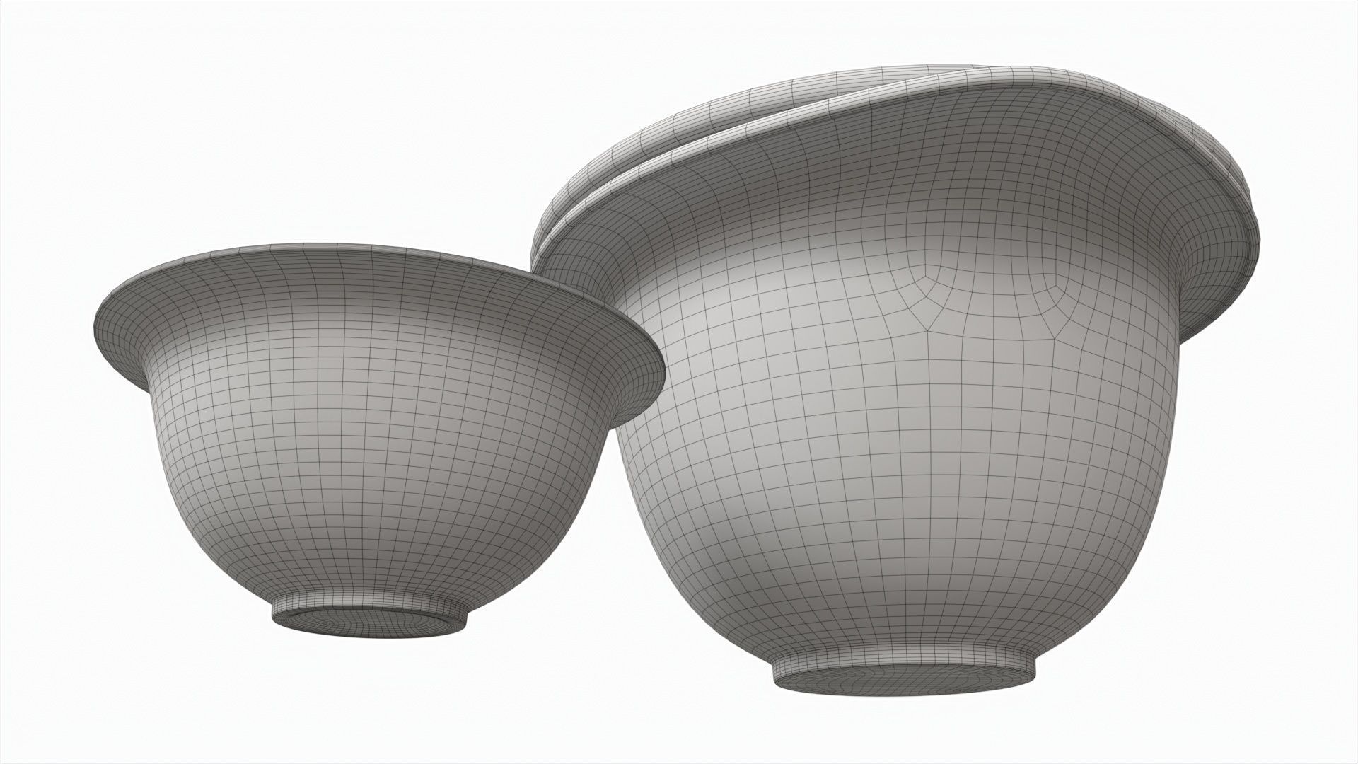 Japanese Mino-yaki Tea Set 3D model | CGTrader