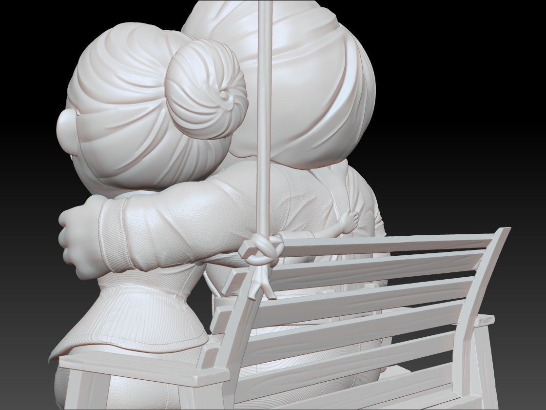 Carl And Ellie Stl For 3d Printing 3d Model 3d Printable Cgtrader