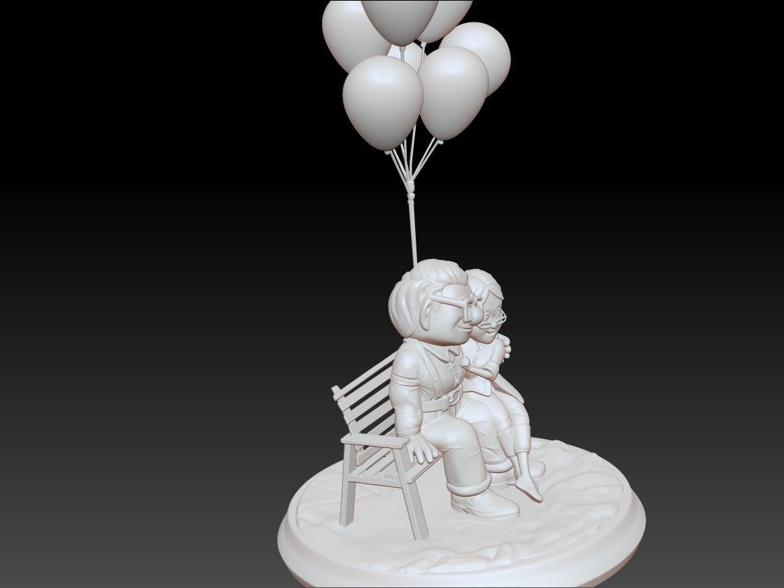 Carl And Ellie Stl For 3d Printing 3d Model 3d Printable Cgtrader