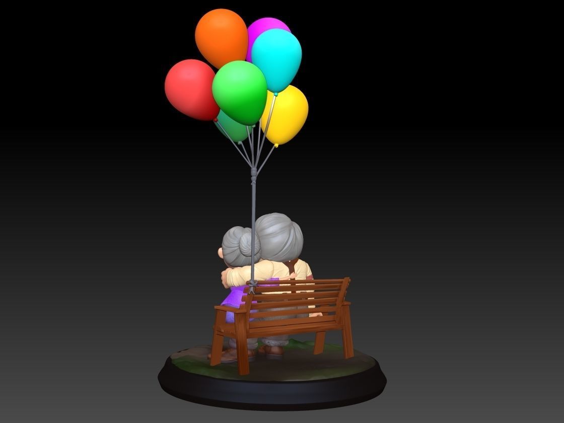 Carl And Ellie Stl For 3d Printing 3d Model 3d Printable Cgtrader
