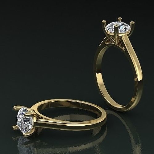 Soliter ring N011357 3D model 3D printable | CGTrader