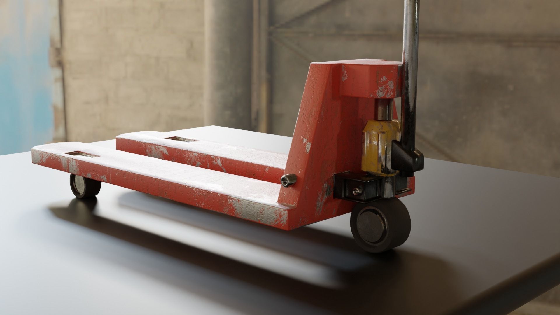 Simple pallet lifter free VR / AR / low-poly 3D model | CGTrader