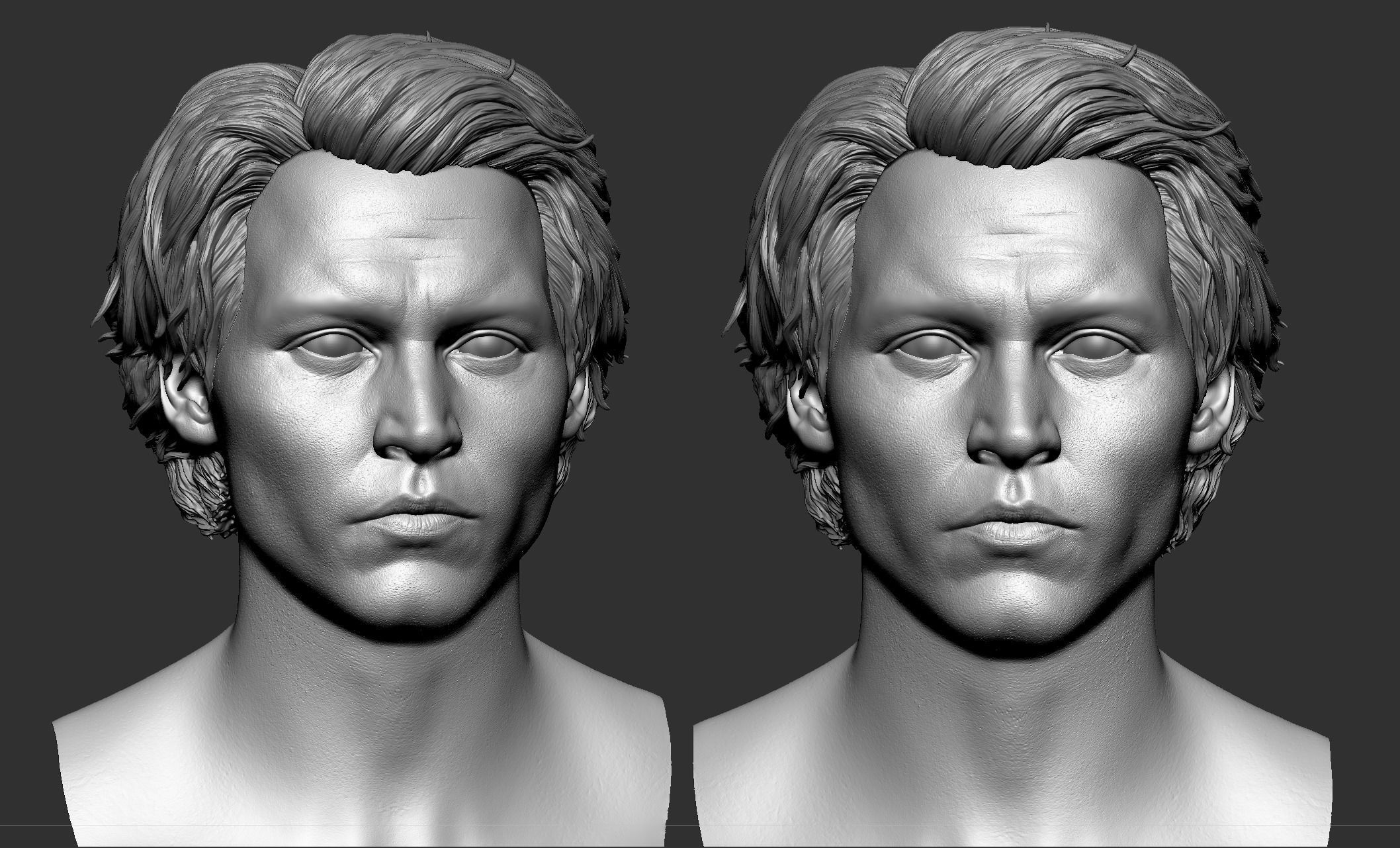 Johnny Depp Head 3D model | CGTrader