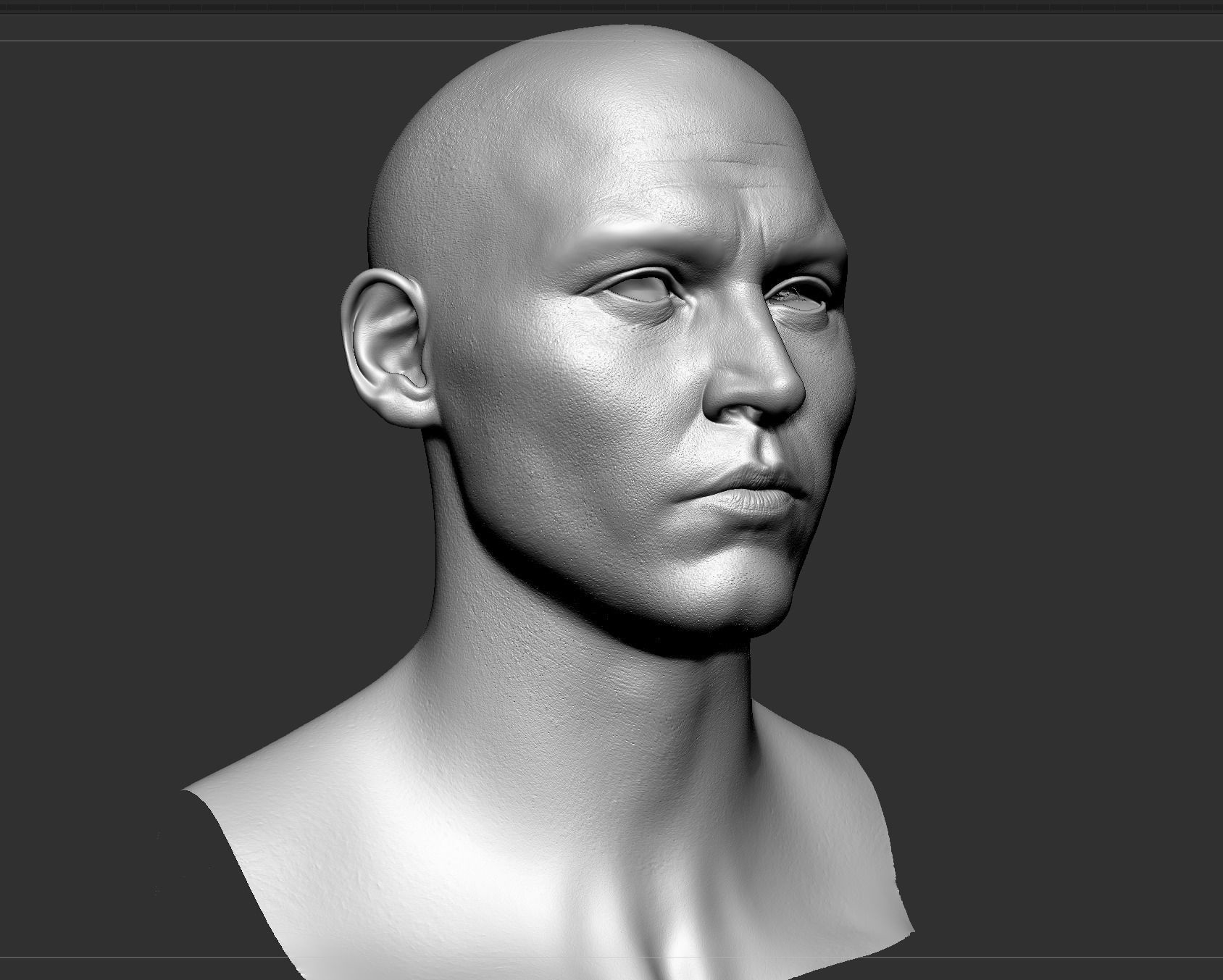 Johnny Depp Head 3D model | CGTrader