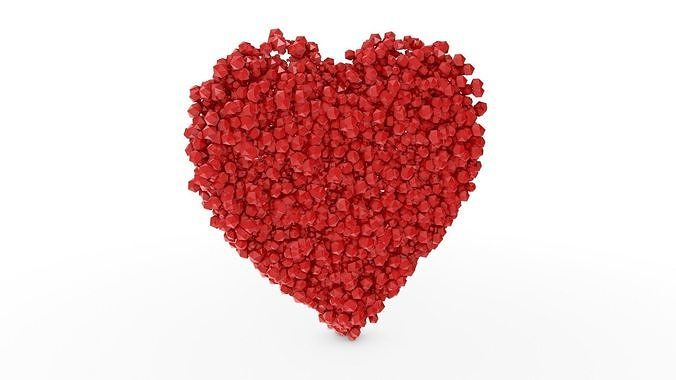 Heart Gems 3D model | CGTrader