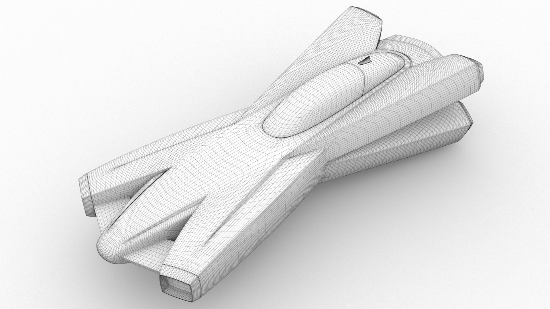 Racing Spaceship Altair 3D model | CGTrader