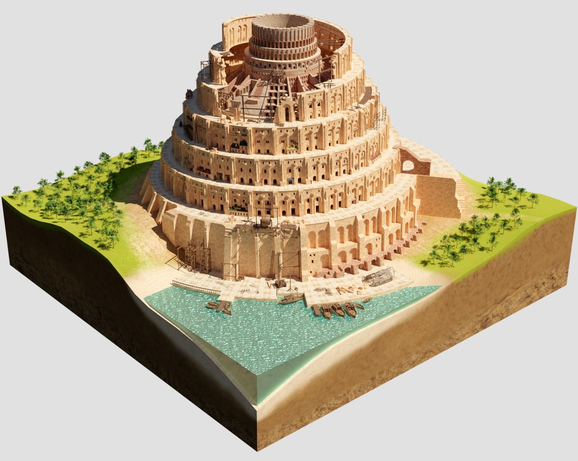 Tower of Babel 3D model | CGTrader