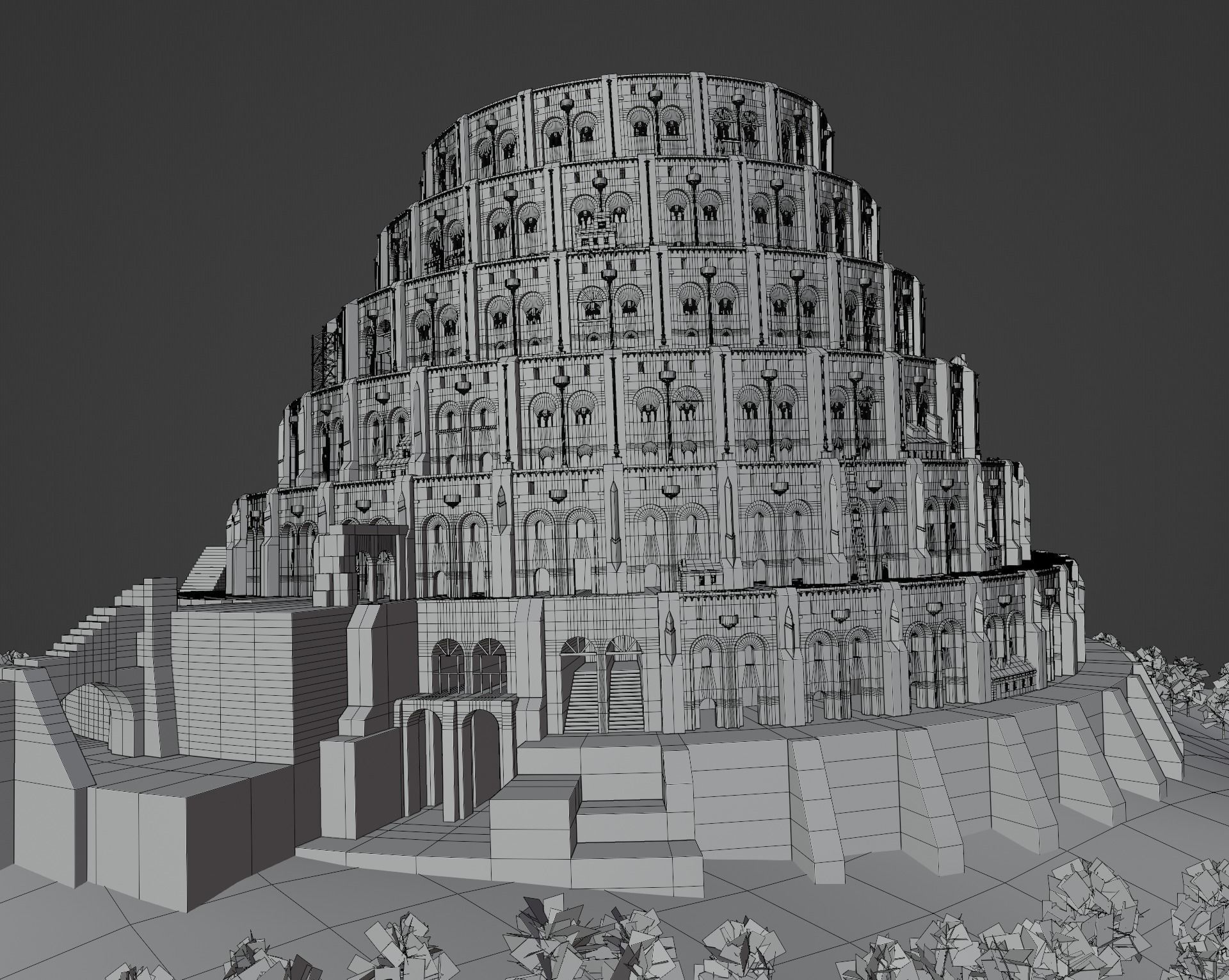 Tower of Babel 3D model | CGTrader