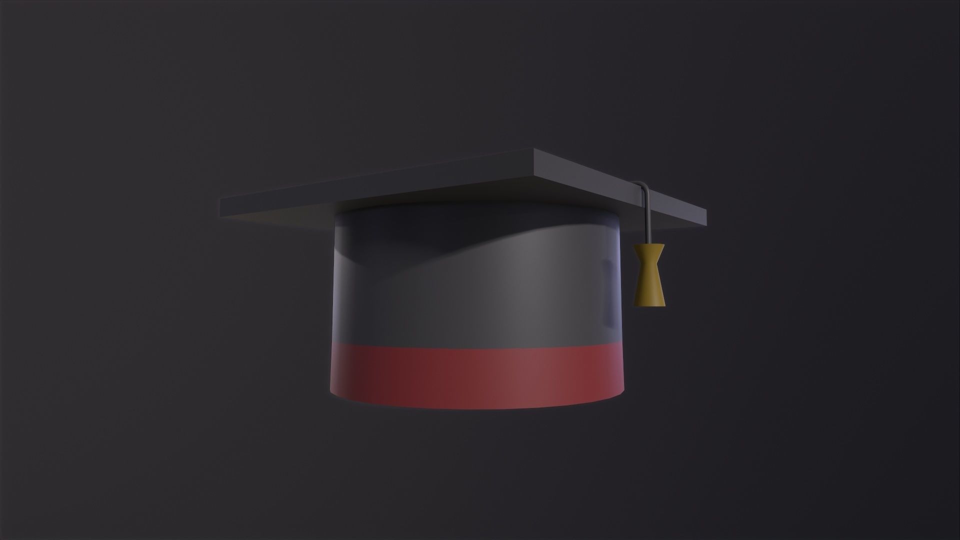 3D model Graduation Hat 3D Model VR / AR / low-poly | CGTrader