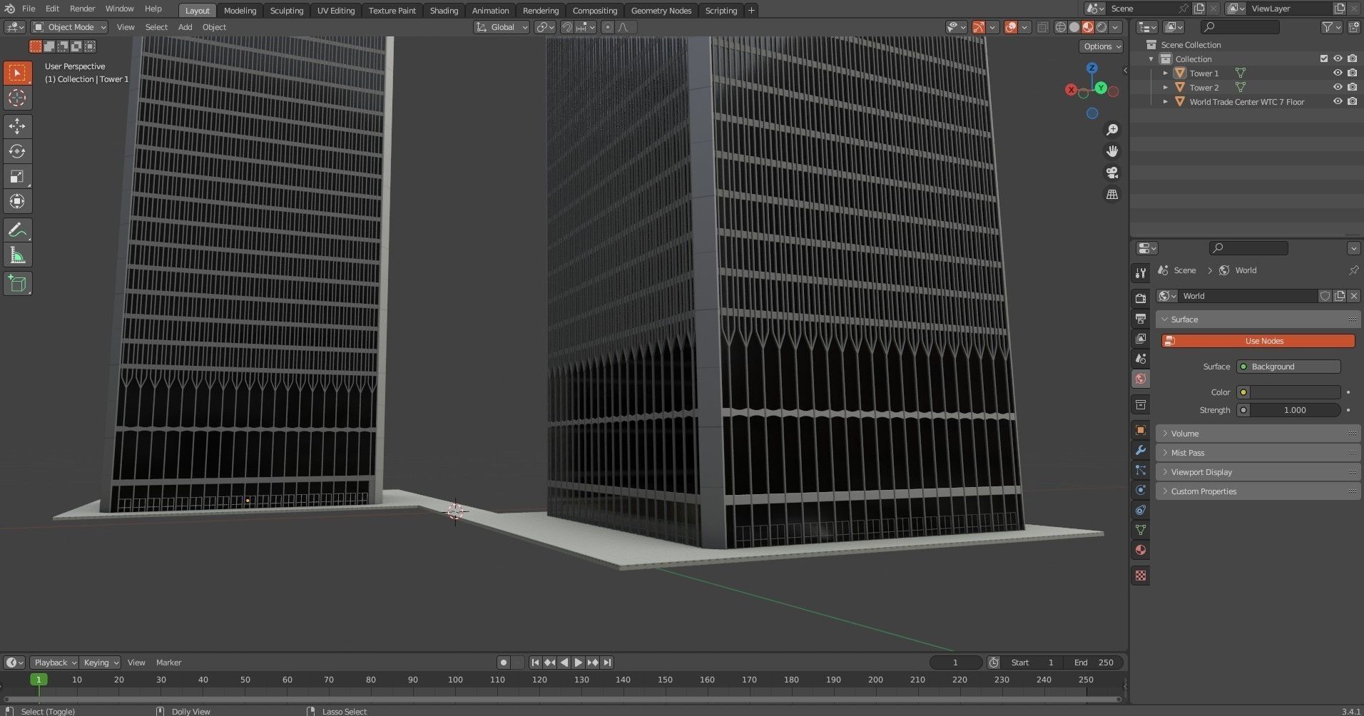 World Trade Center WTC 3D model | CGTrader