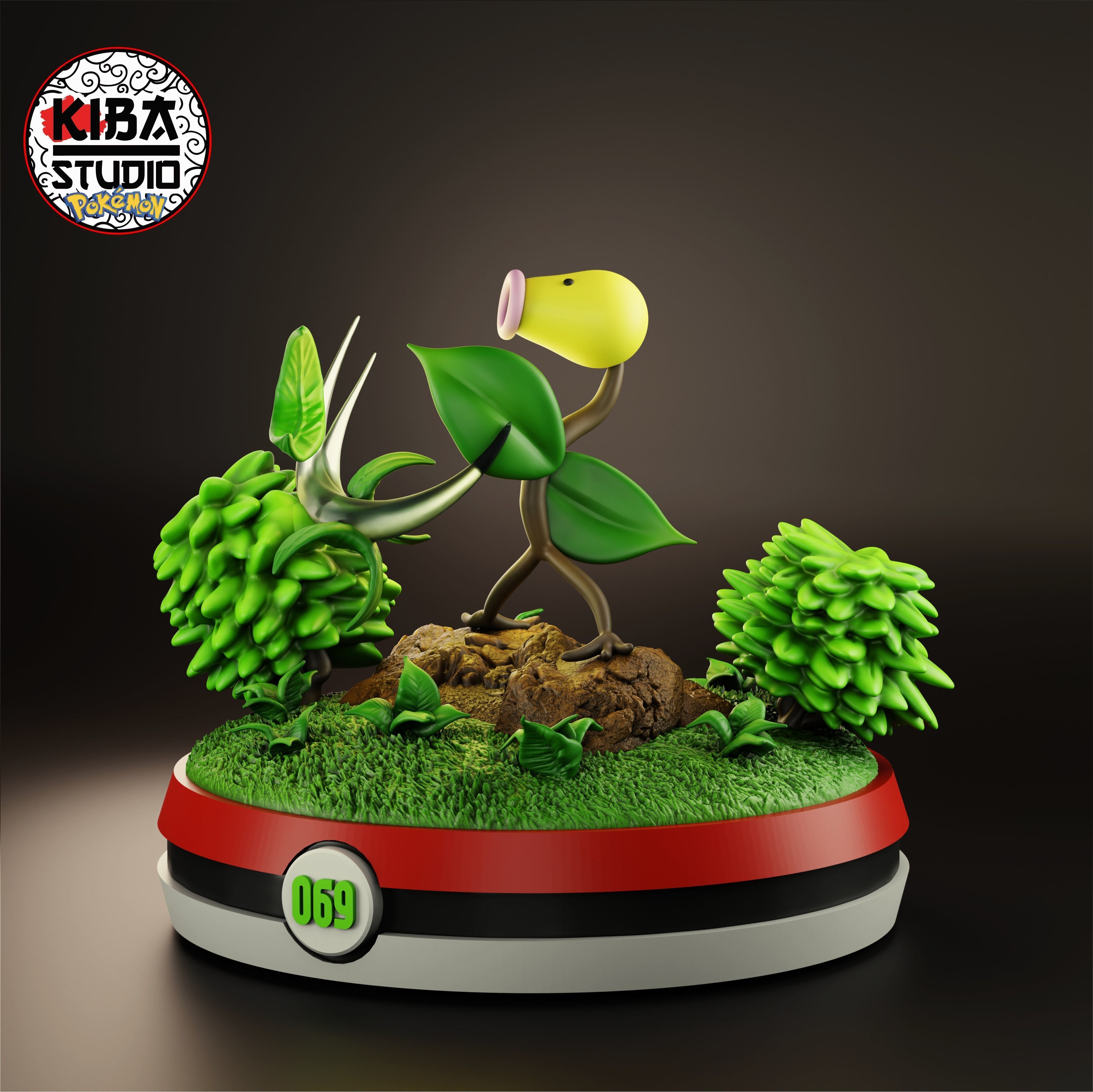 Bellsprout Pokemon 069 3D model 3D printable | CGTrader