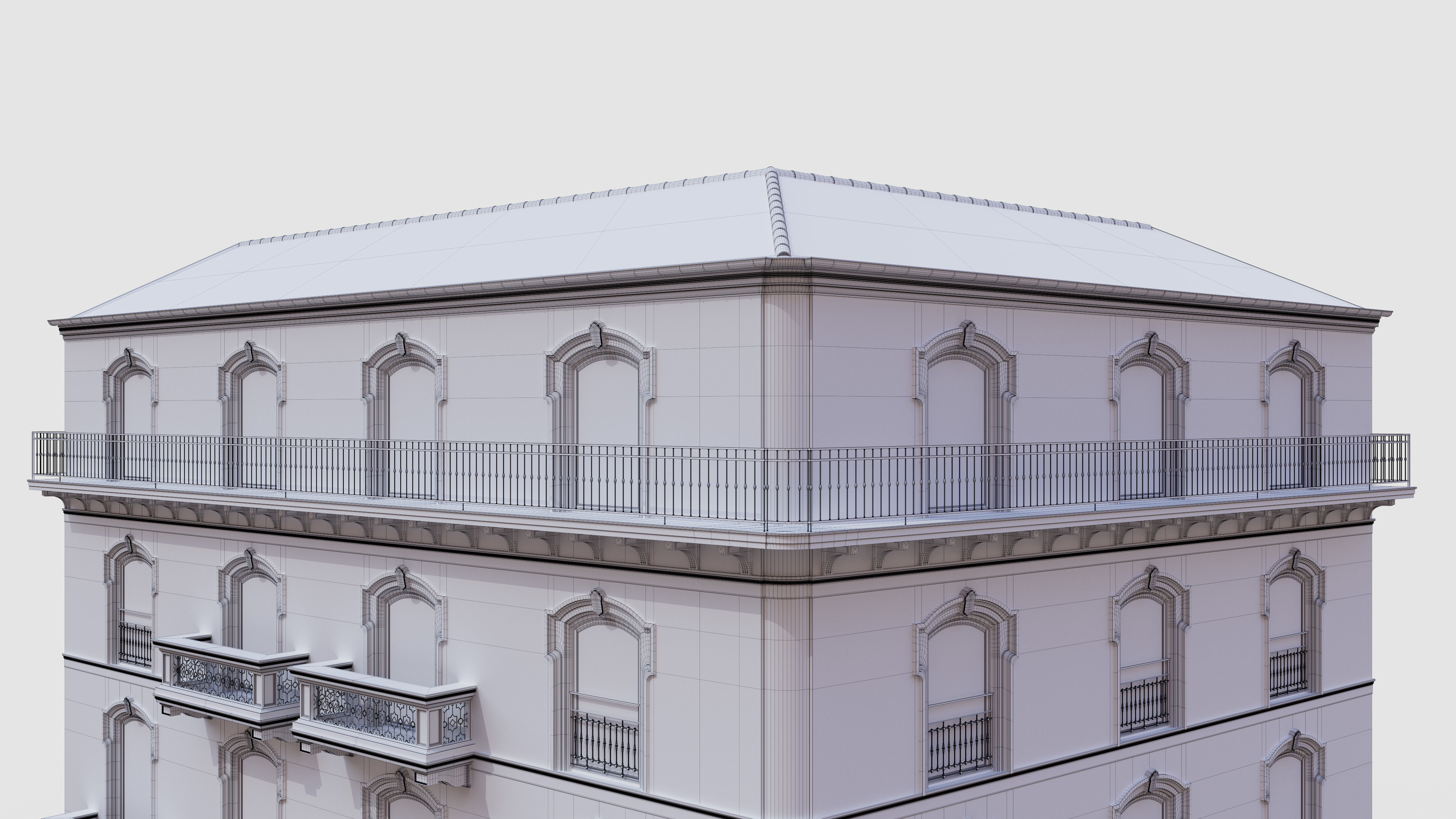 Classic Italian Building 3D model | CGTrader