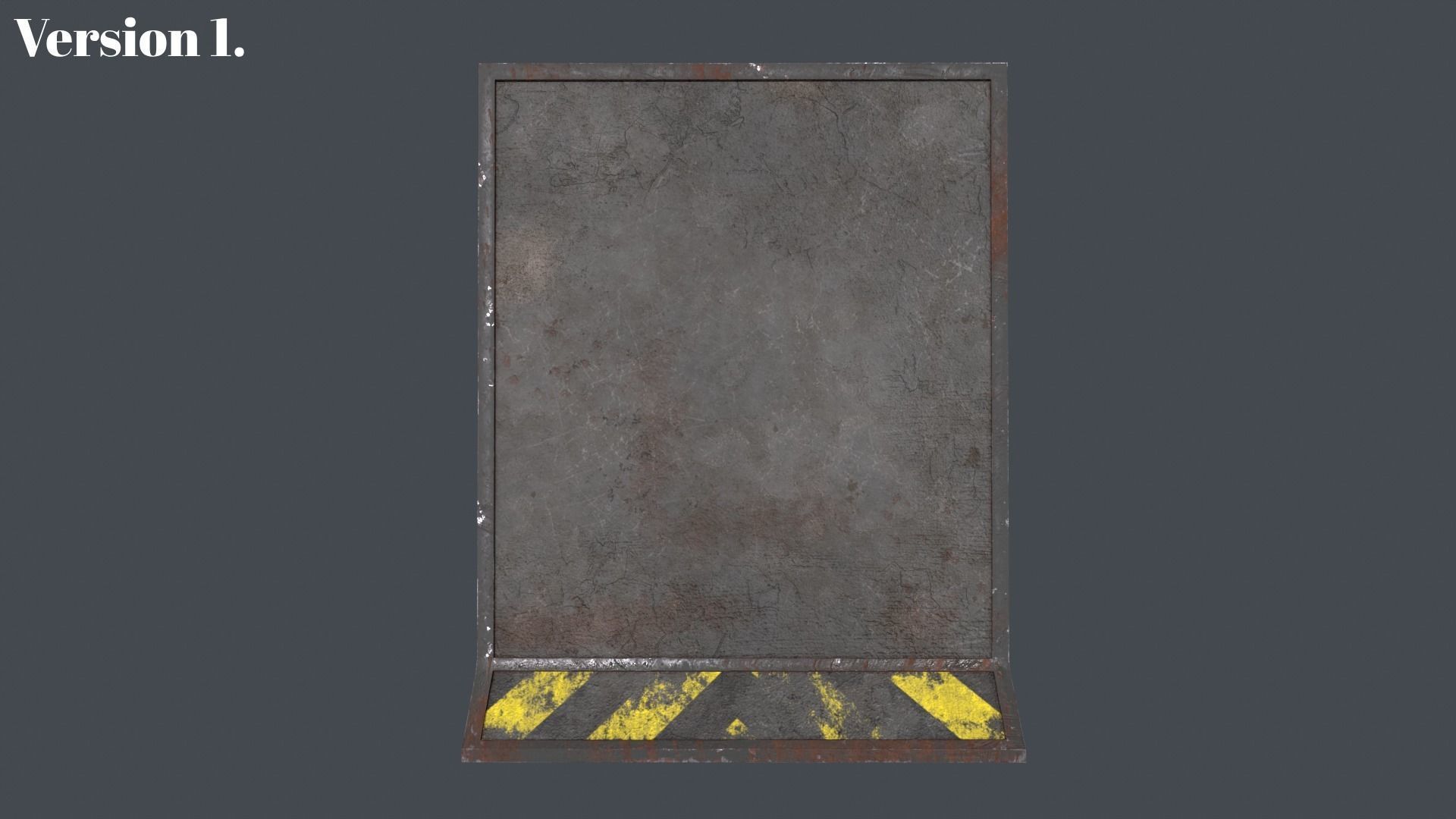 Concrete Wall Barricade Barrier 3D model | CGTrader