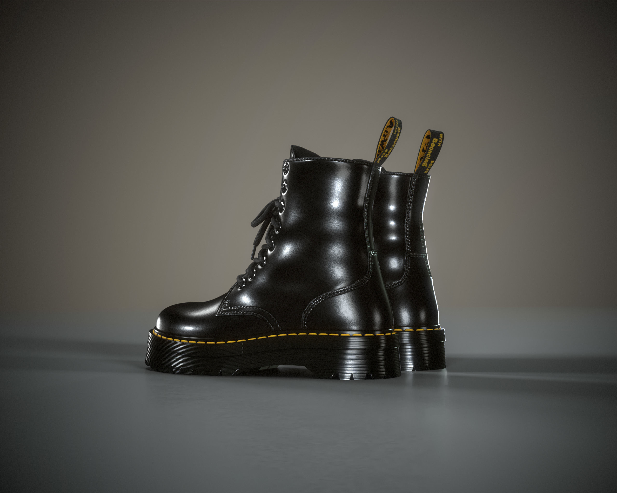 3D model Dr Martens Jadon VR / AR / low-poly | CGTrader