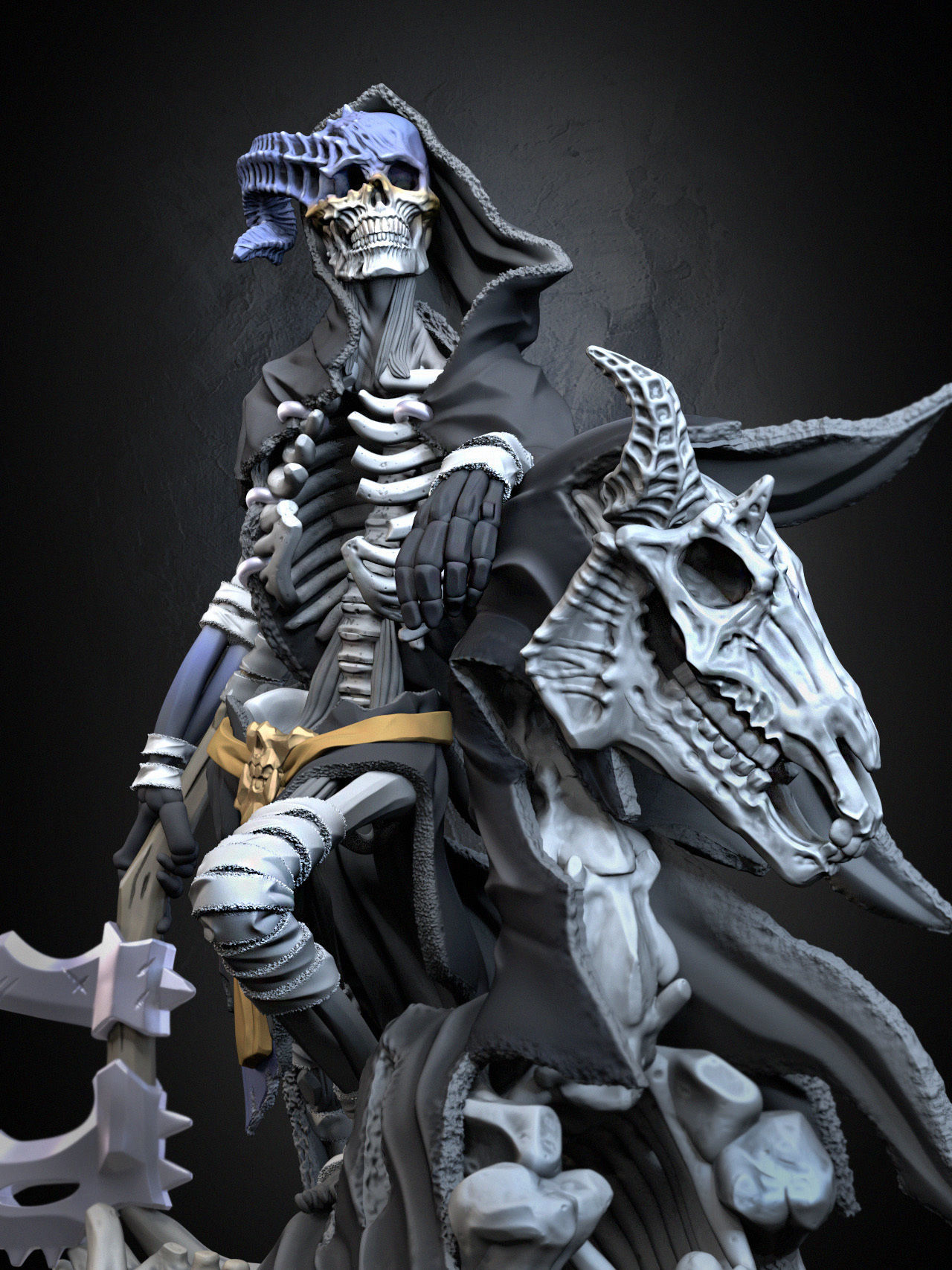 Death - Four Horsemen 3D model 3D printable | CGTrader
