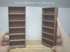 MINIATURE BOOK SHELF 3D model 3D printable | CGTrader