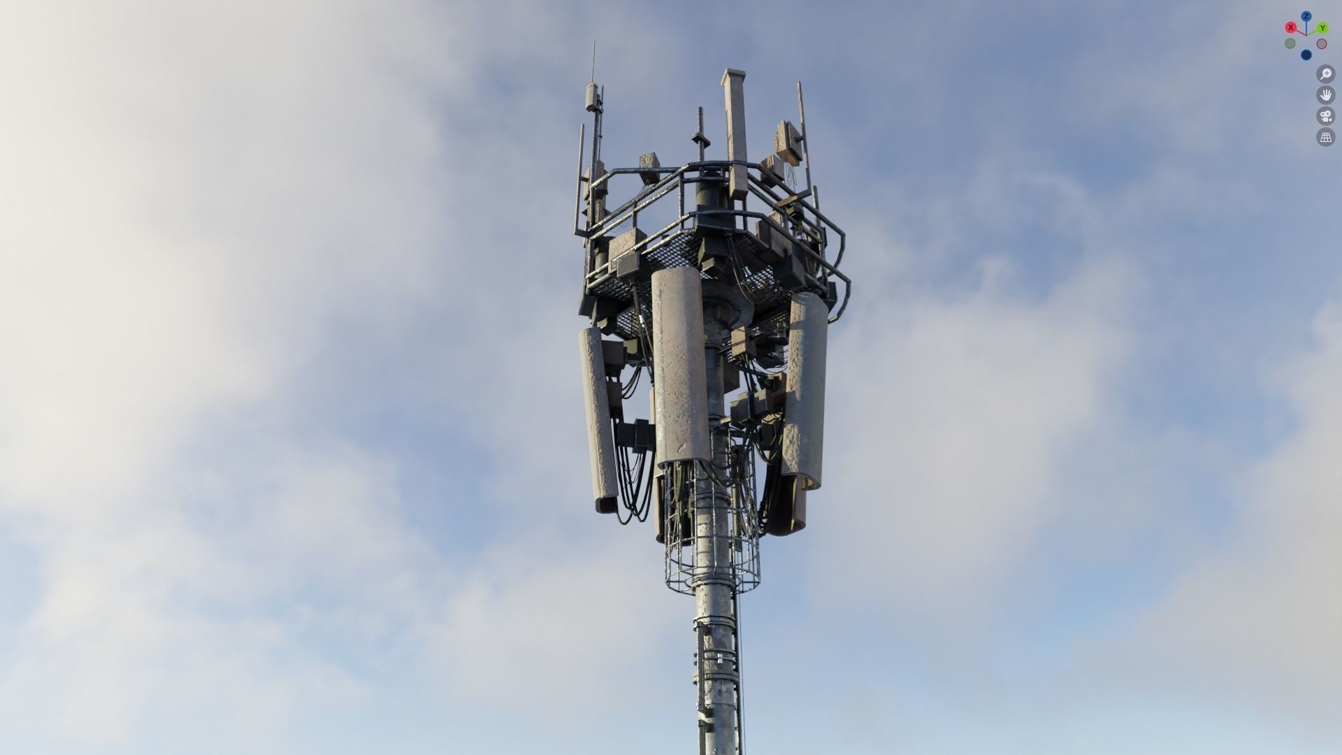 3D model Antenna Tower VR / AR / low-poly | CGTrader