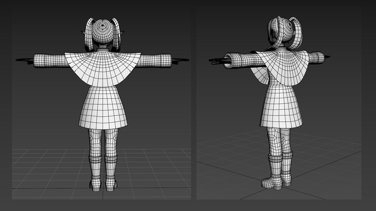 Frieren VRChat Avatar PC 3D model rigged | CGTrader