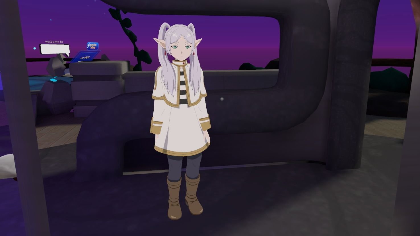 Frieren VRChat Avatar PC 3D model rigged | CGTrader