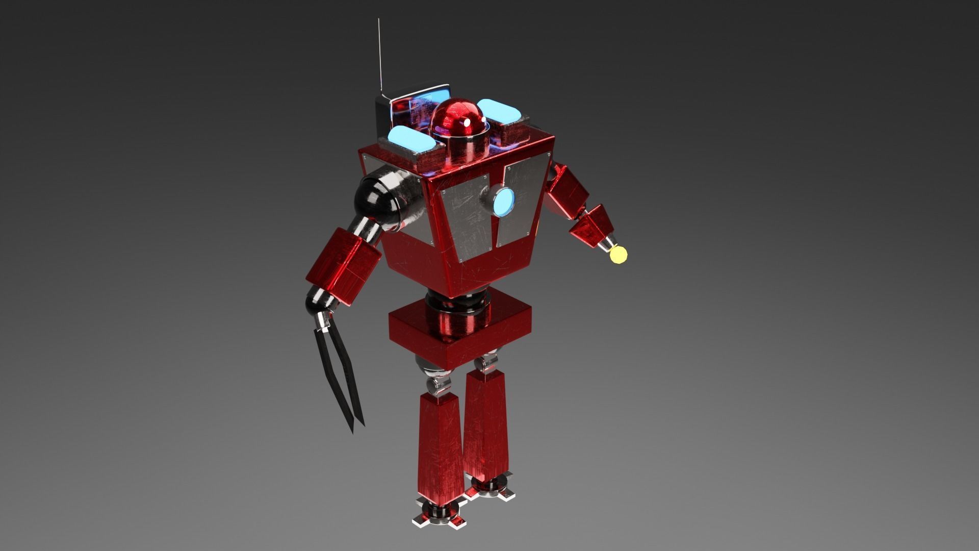 rigged robot models 3D model 3D printable | CGTrader