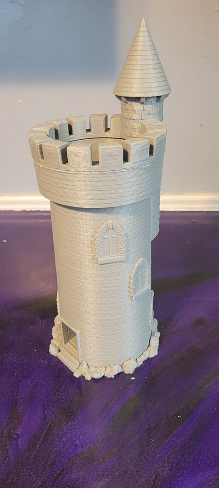 Tower of Dice-pair pushbutton D20 roller 3D model 3D printable | CGTrader