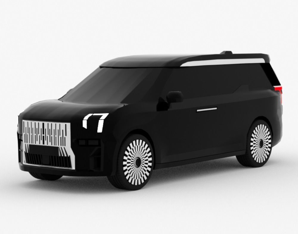 3D model ZEEKR 009 VR / AR / low-poly | CGTrader