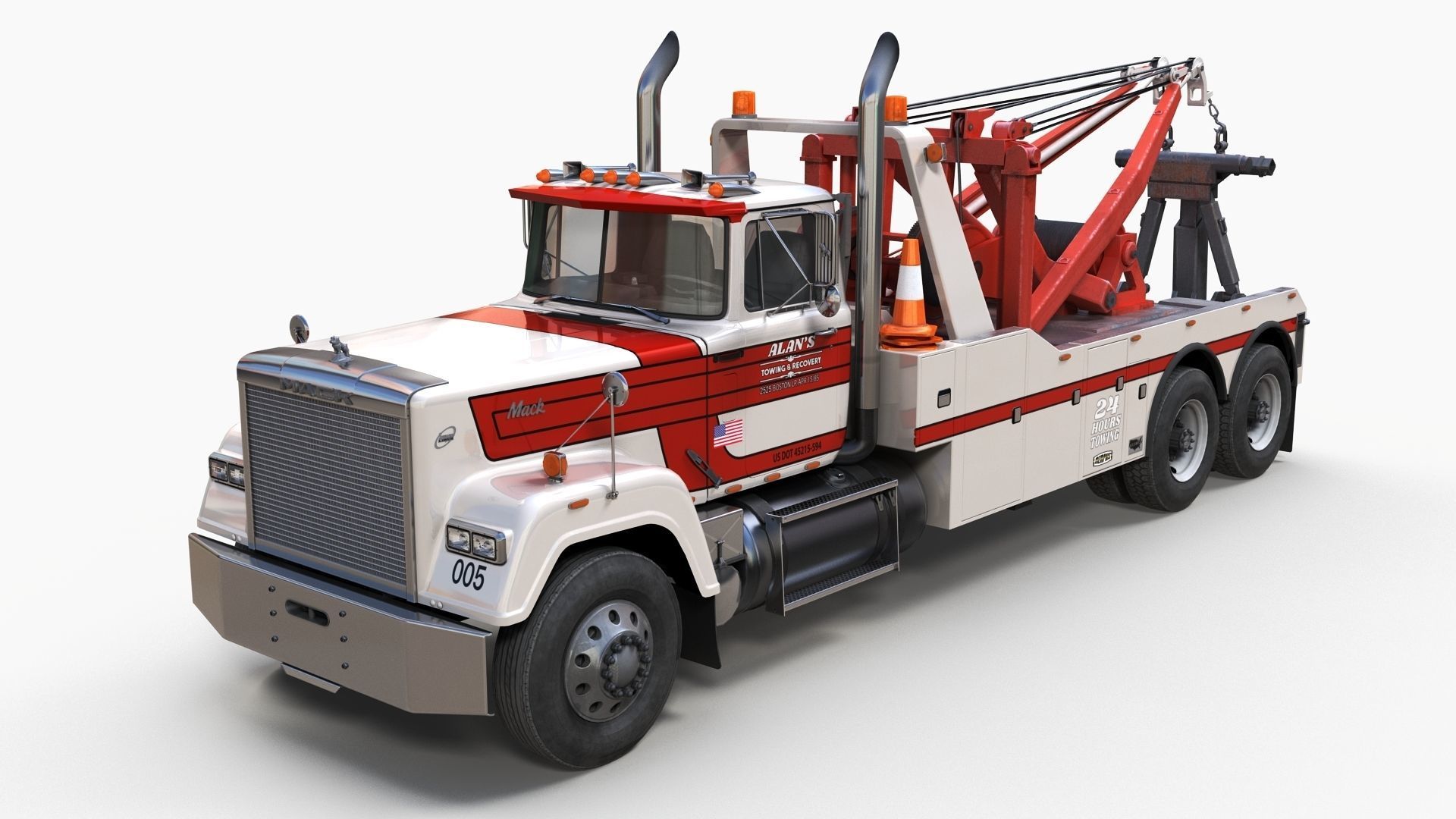 3D model SuperLiner Wrecker VR / AR / low-poly | CGTrader