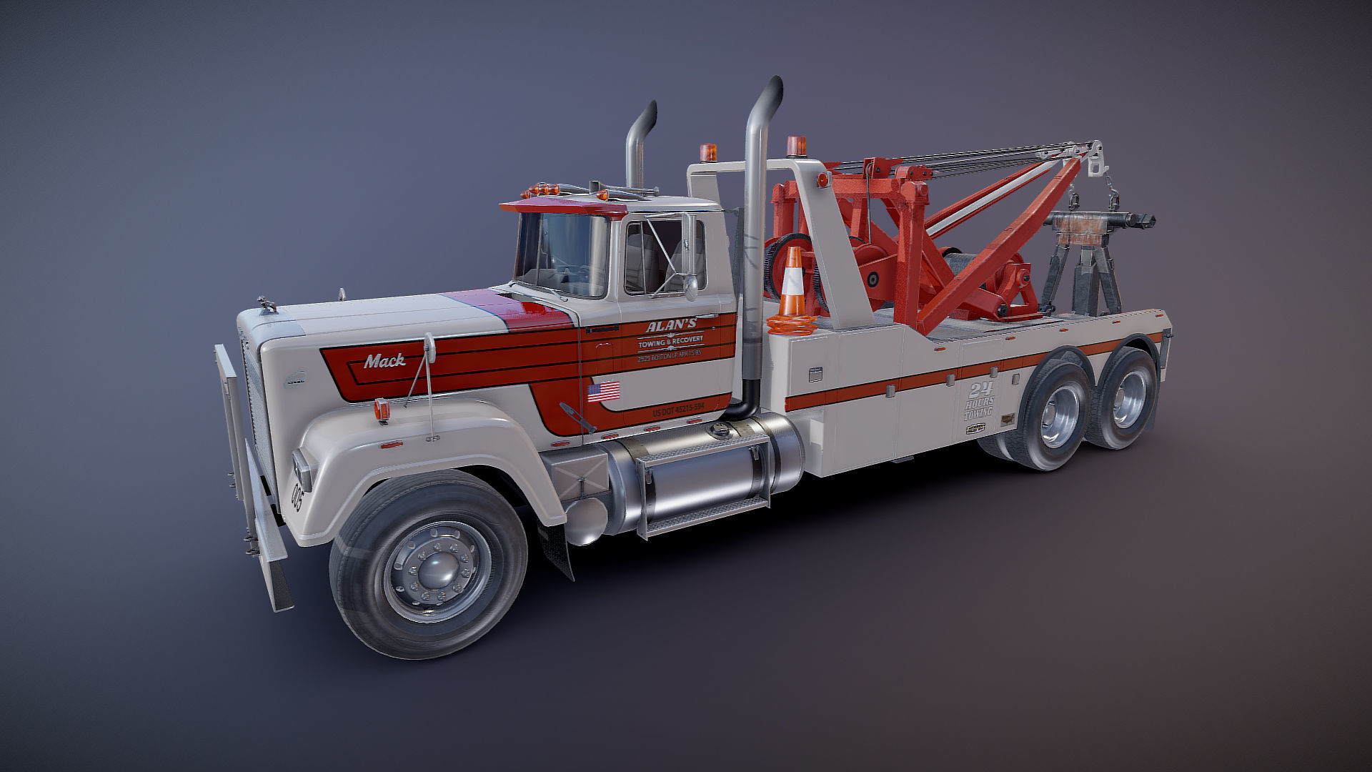 3D model SuperLiner Wrecker VR / AR / low-poly | CGTrader